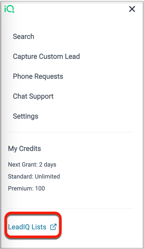 Viewing Captured Leads – LeadIQ