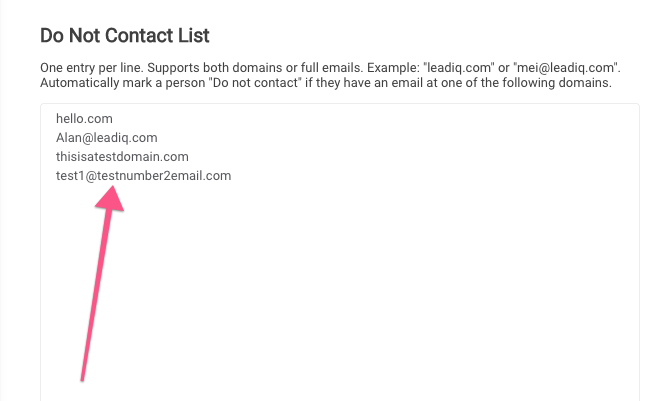 Adding Leads to a Do Not Contact List – LeadIQ