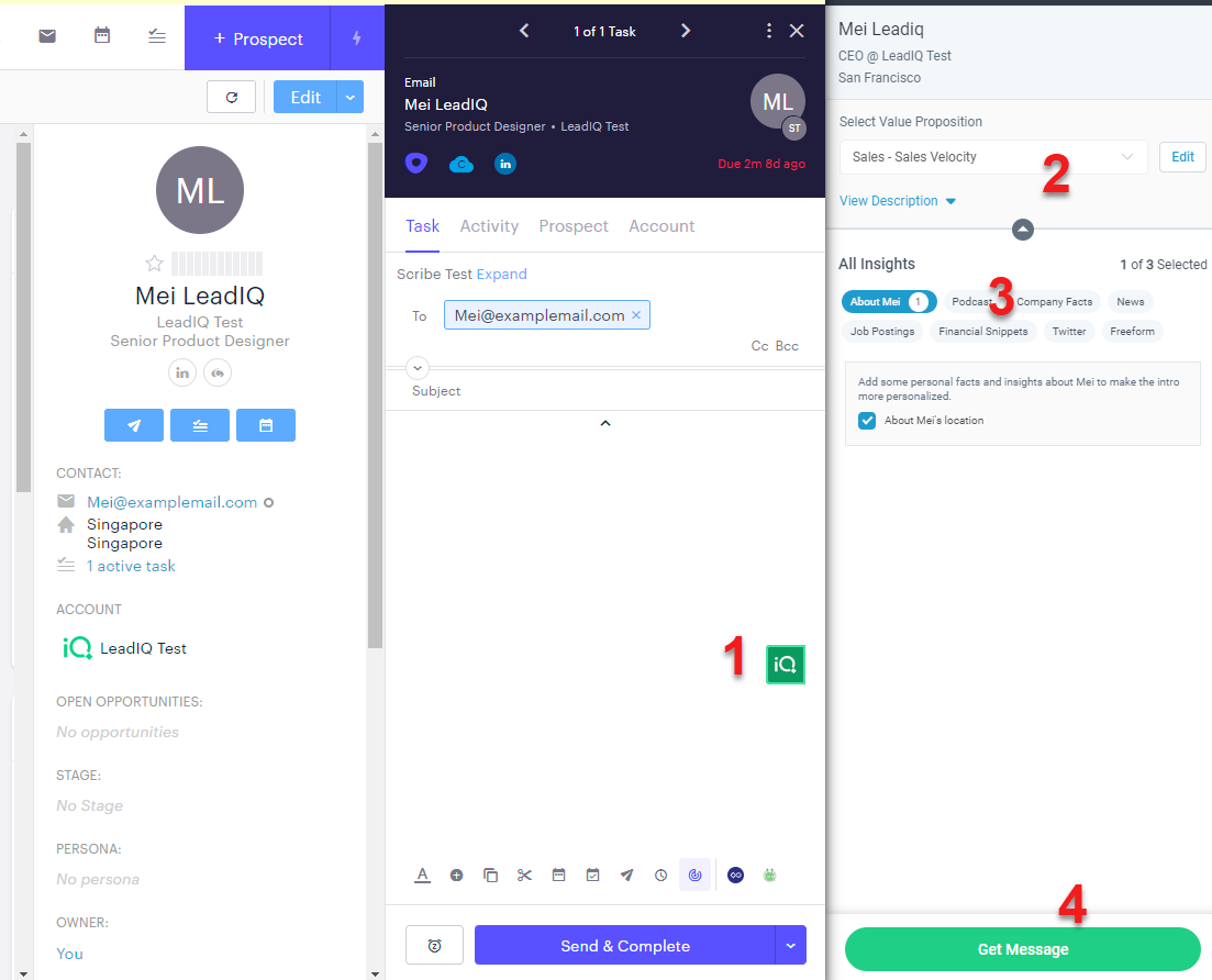 Using Scribe with Outreach – LeadIQ
